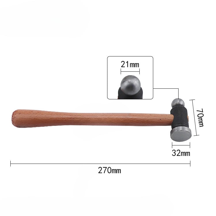 Round Head Hammer with Wooden Handle Woodworking Installation Hammer ...