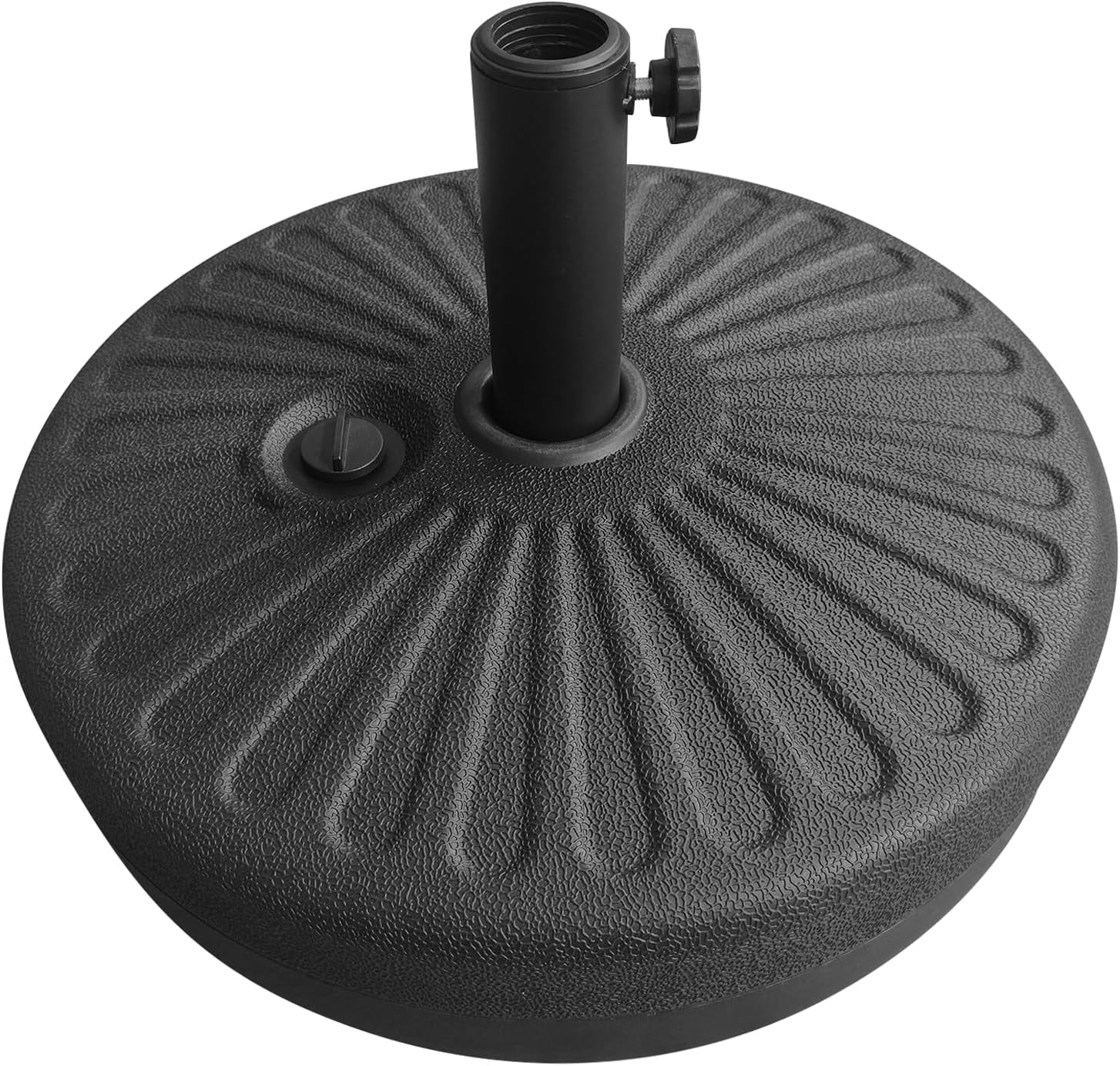 Round Heavy Duty Plastic Patio Umbrella Base Stand Weight for Outdoor ...