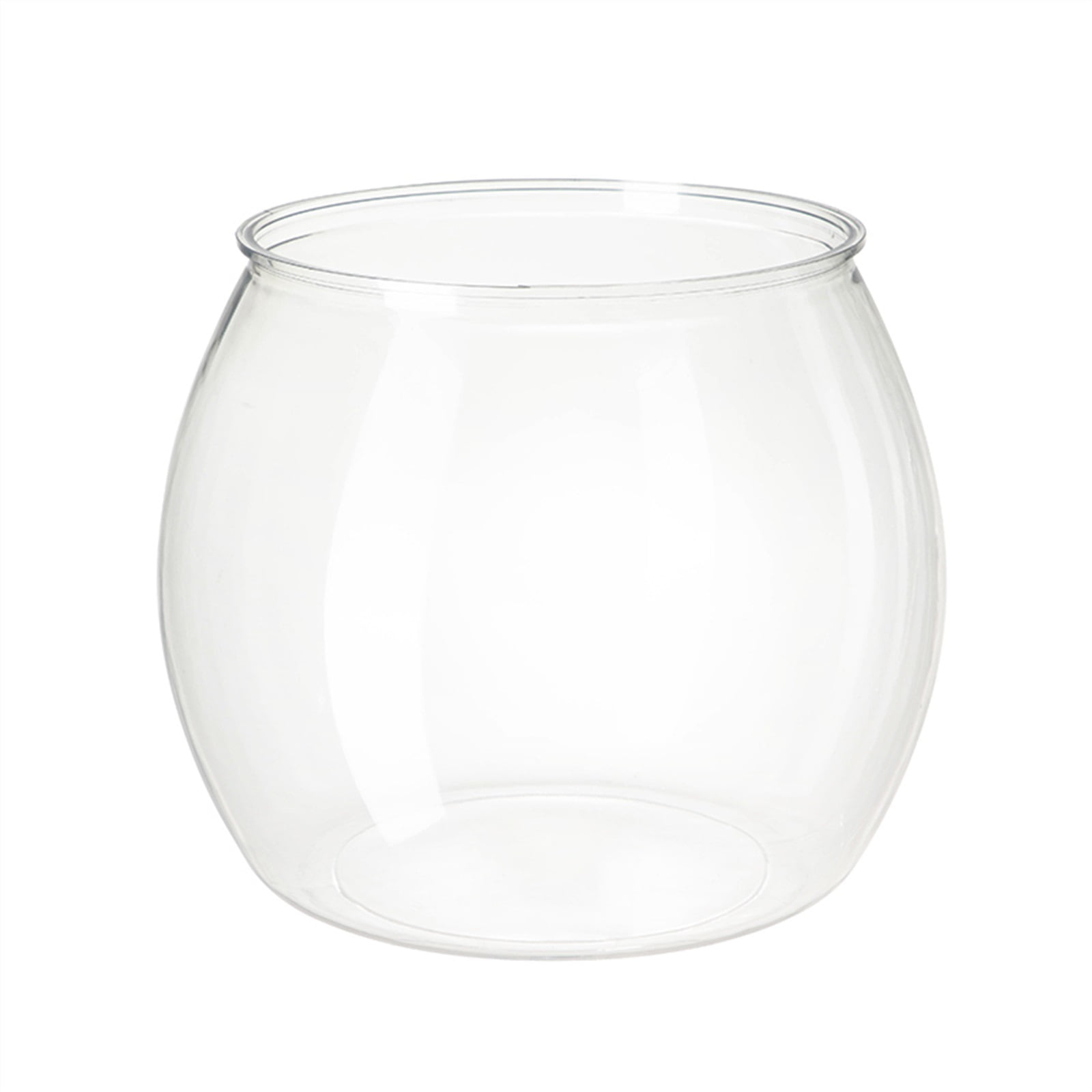 Round High Translucent PET Small Fish Tank One-piece Imitation Glass ...