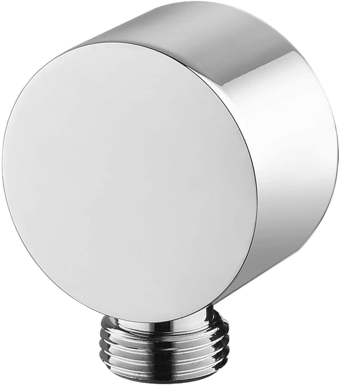 Round Hose Connector - Chrome Wall Connection Elbow - Brass - Universal ...