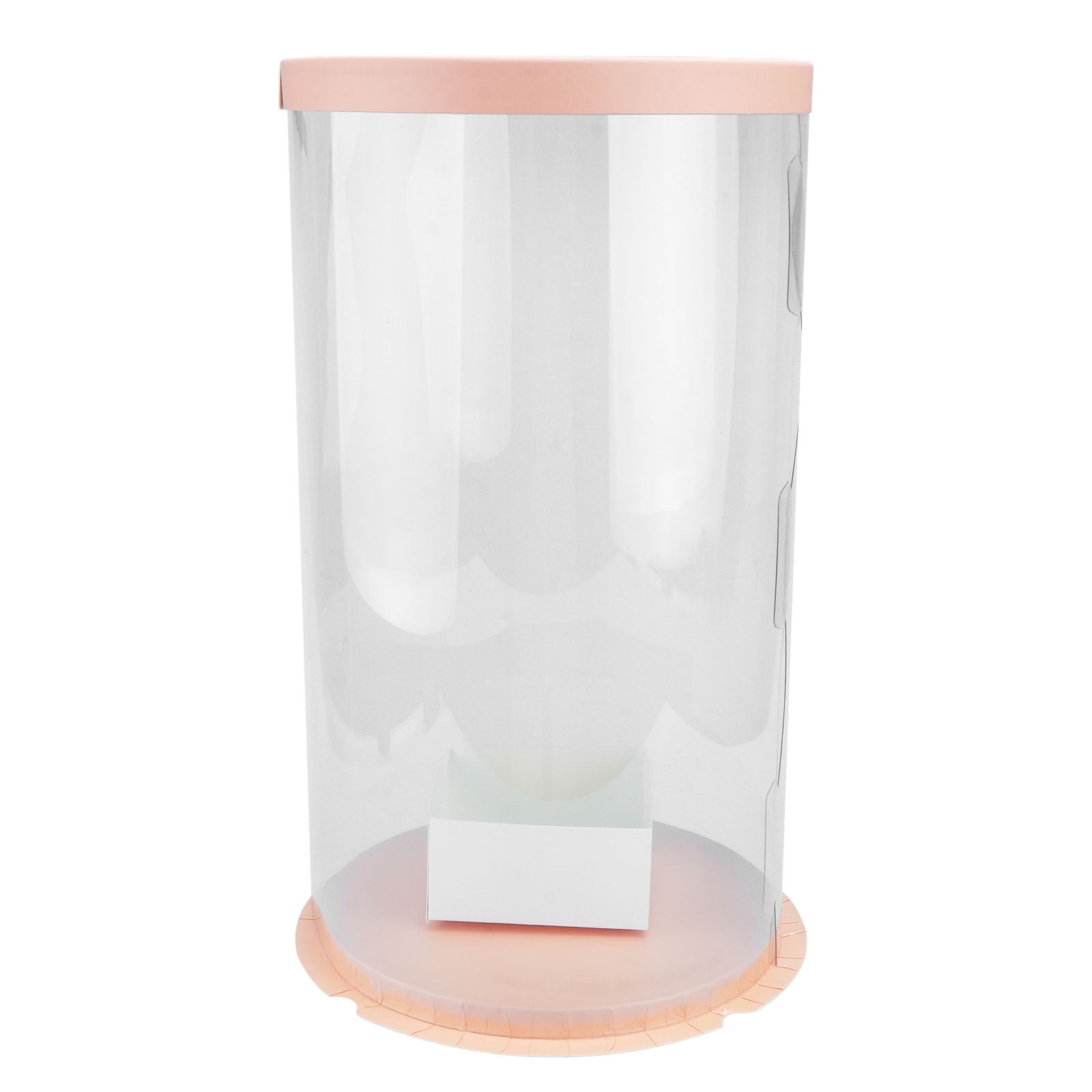 Round Hug Bucket Lids Wedding Wrapping Paper Brown Gift Bags Clear ...