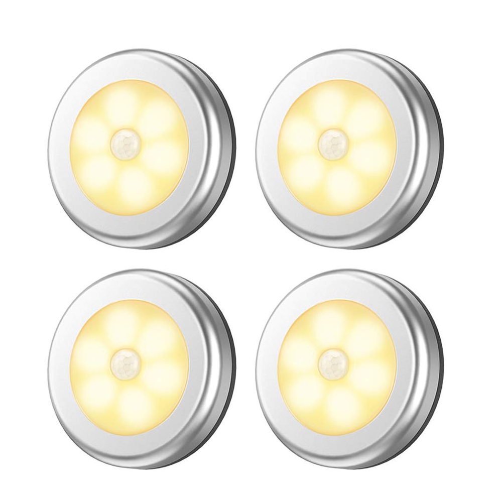 Round Human Body Induction Night Lamp Household Light Hallway Lights ...