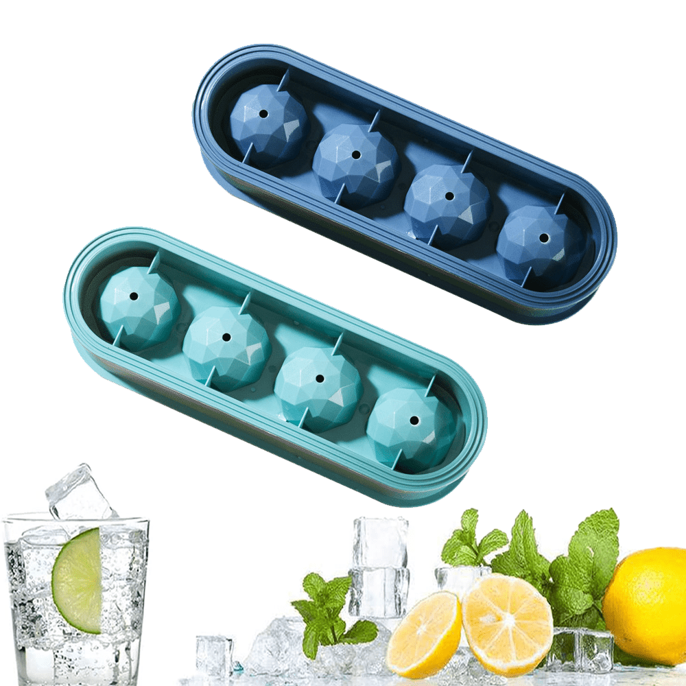 Round Ice Cube Trays for Freezer, Circle Ice Cube Molds for Making Ice ...