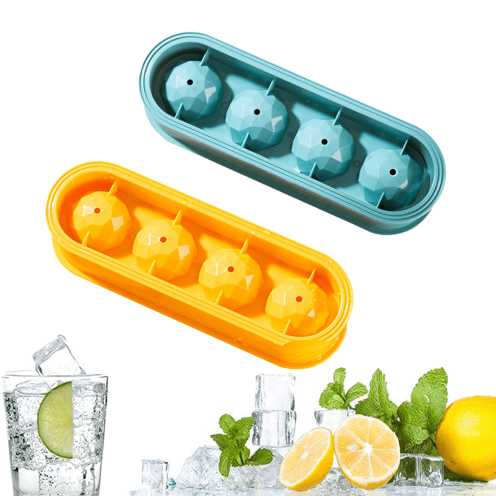 Round Ice Cube Trays for Freezer, Circle Ice Cube Molds for Making Ice ...