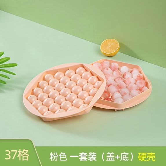Round Ice Tray for Homemade Spherical Ice Balls - Perfect Ice Cube Mold ...