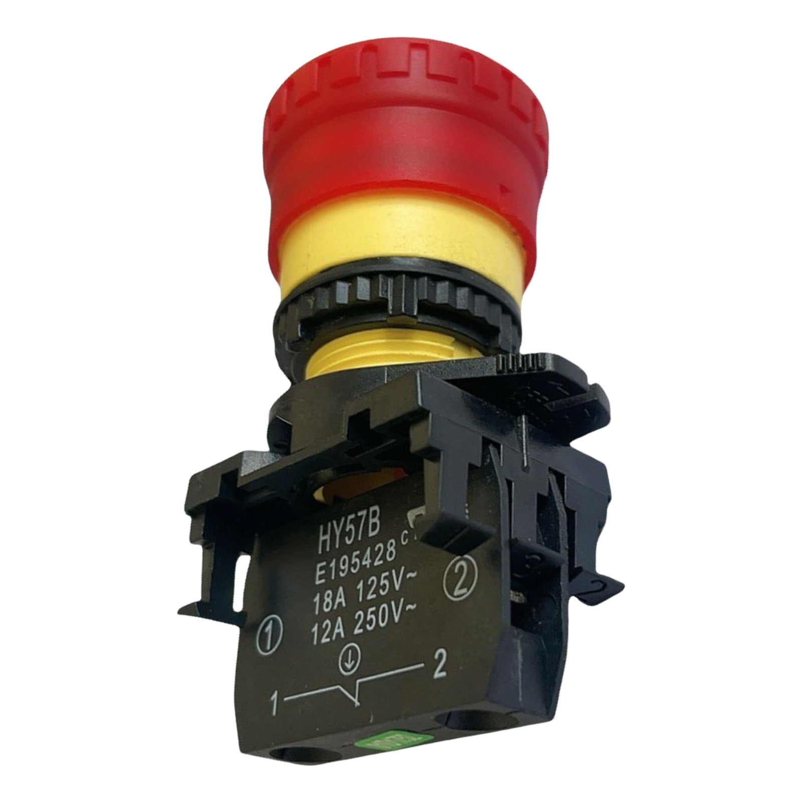 Round Industrial Pushbutton Switches HY57B Emergencies Stop Push Button ...