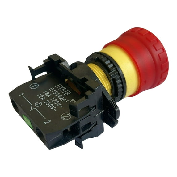 Round Industrial Pushbutton Switches HY57B Emergencies Stop Push Button ...