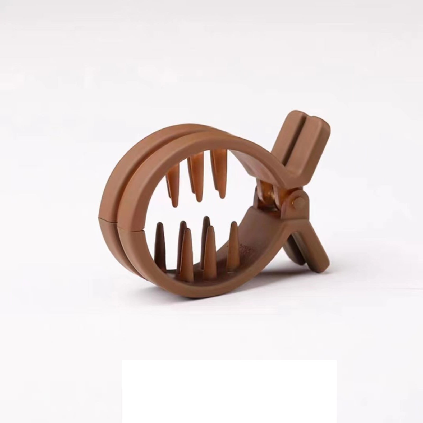 Round Inner Toothed Fish Tail Clip - Round Hair Clip, Ponytail Clip ...