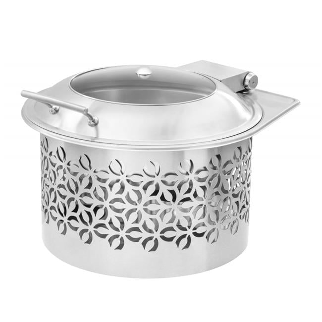 Round Iris Stainless Steel Warmer with Soft Closing Lid - 2 Piece ...