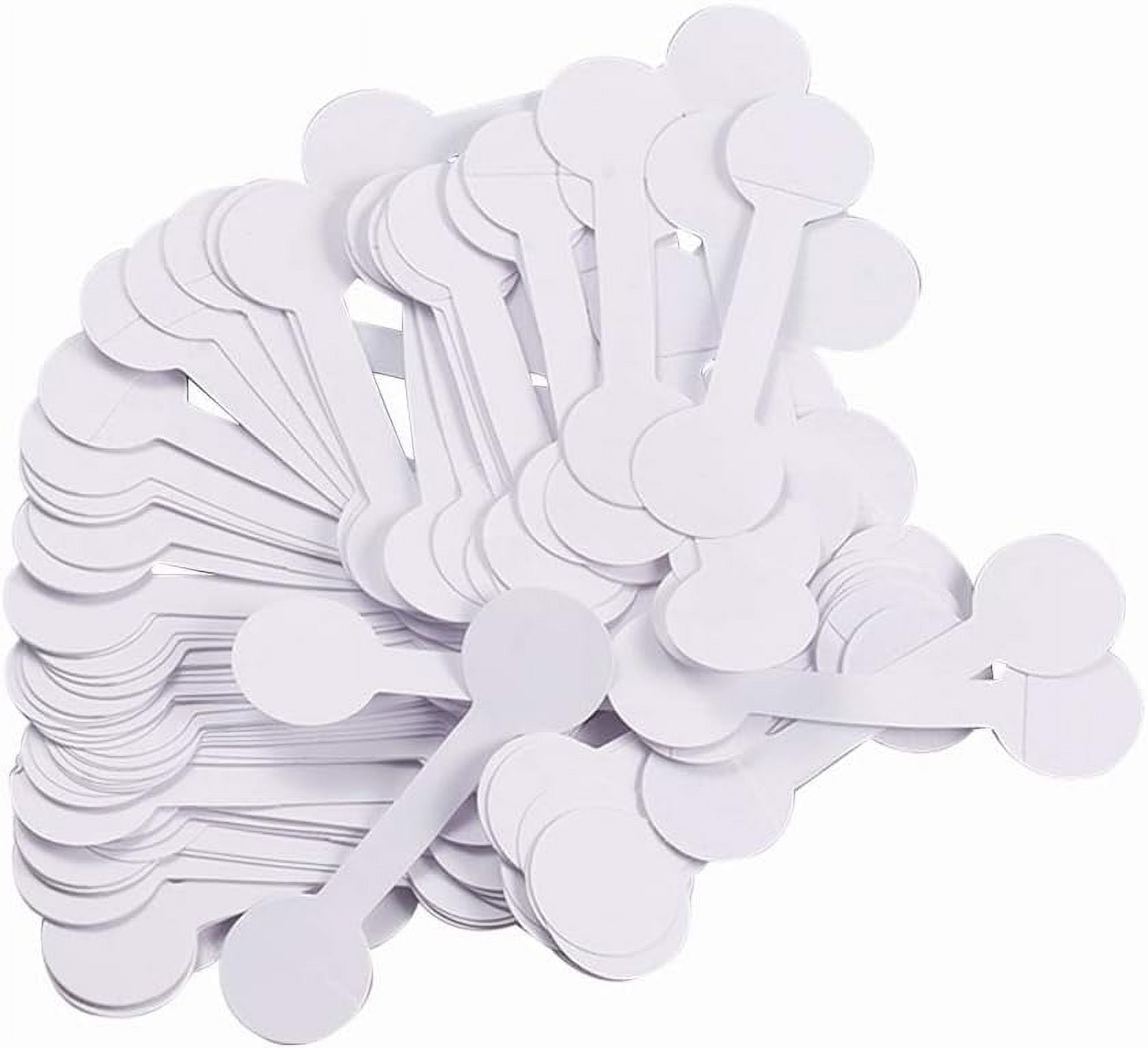Round Jewelry Display Sticker Self-adhesive Paper Ring Price Tags White ...