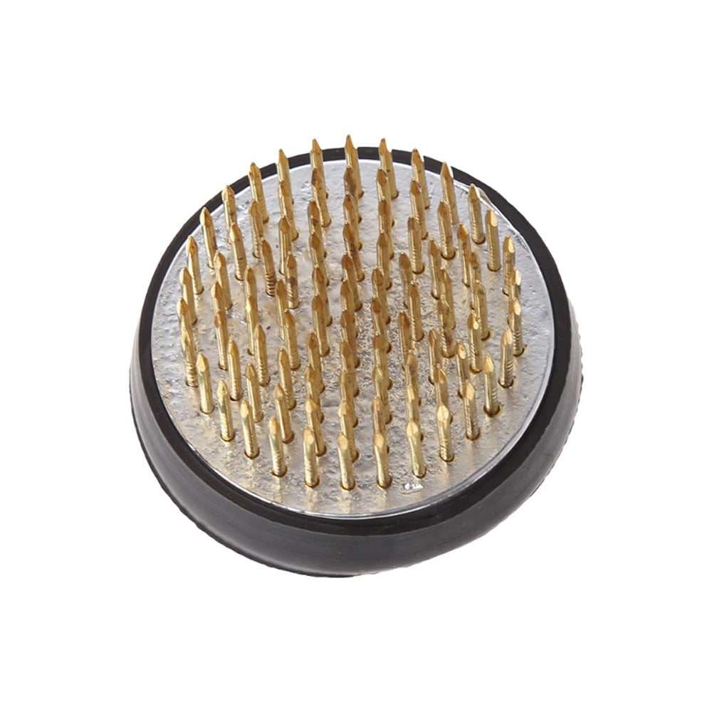 Round Kenzan Spiky Floral Arrangement Flower Frog Insert Base Pin Art ...