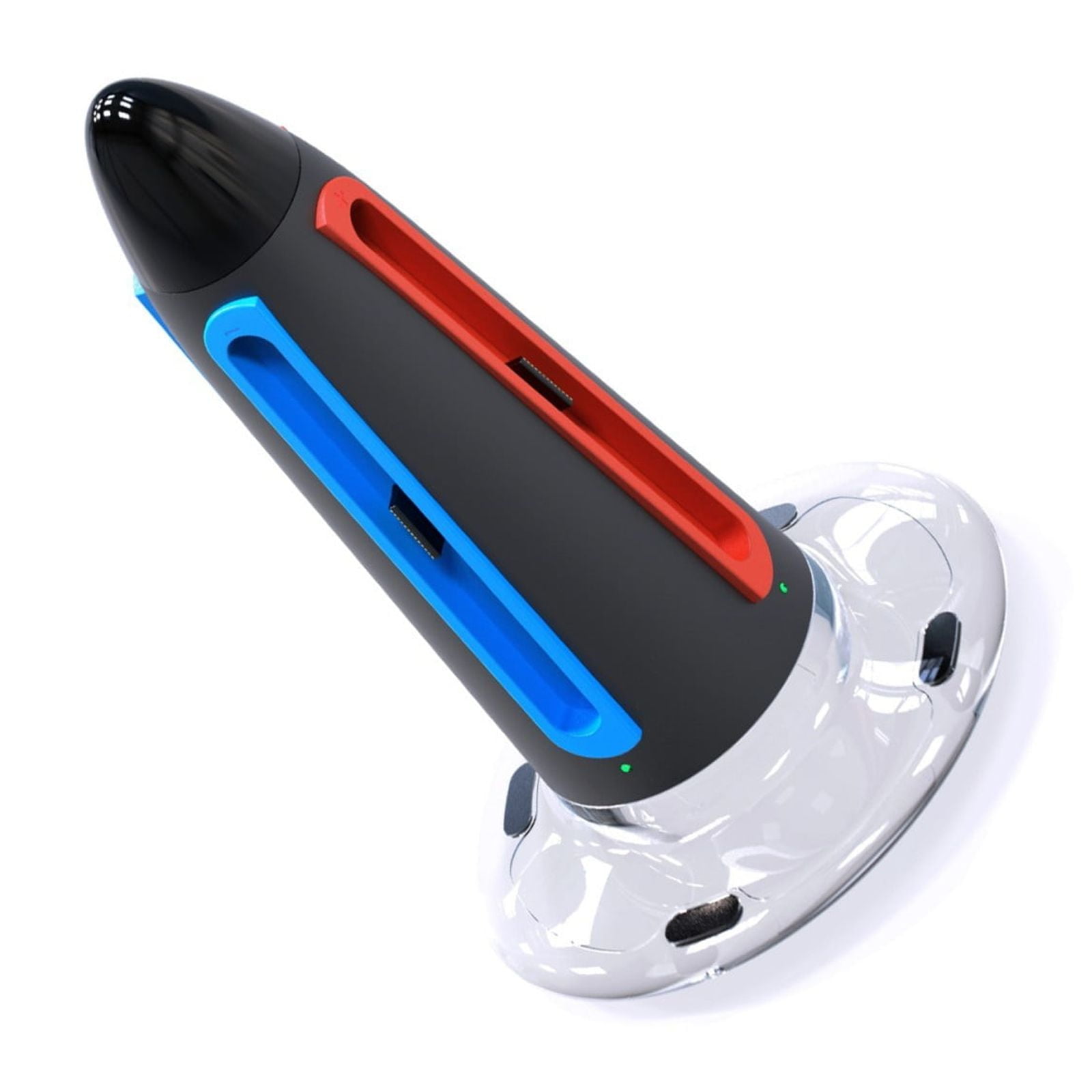 Round LED Illuminateds Charging Dock for 4pcs Switch2 Gamepads ...