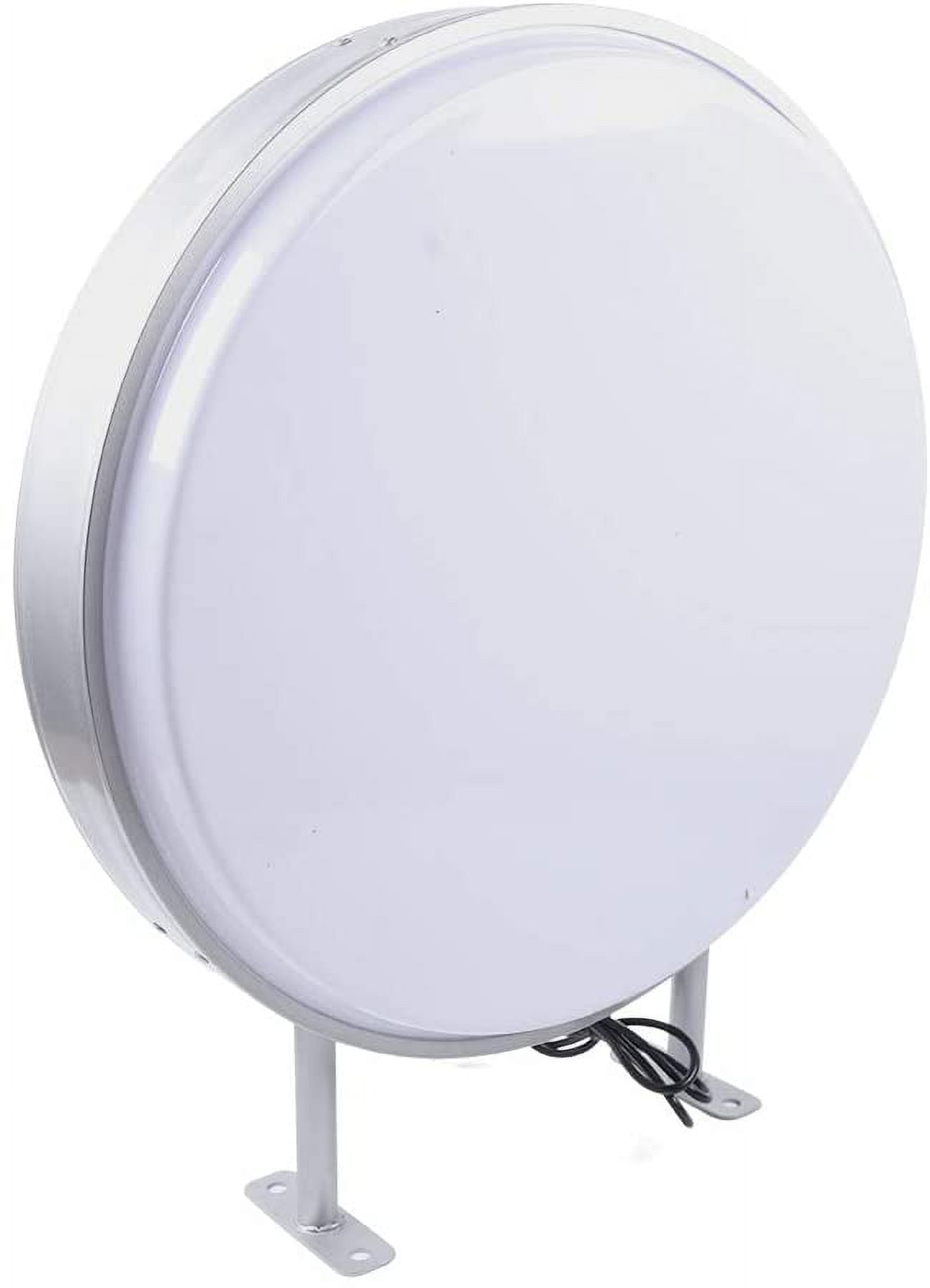 Round LED Signs Double Sided Outdoor Round Projecting Light light-box ...