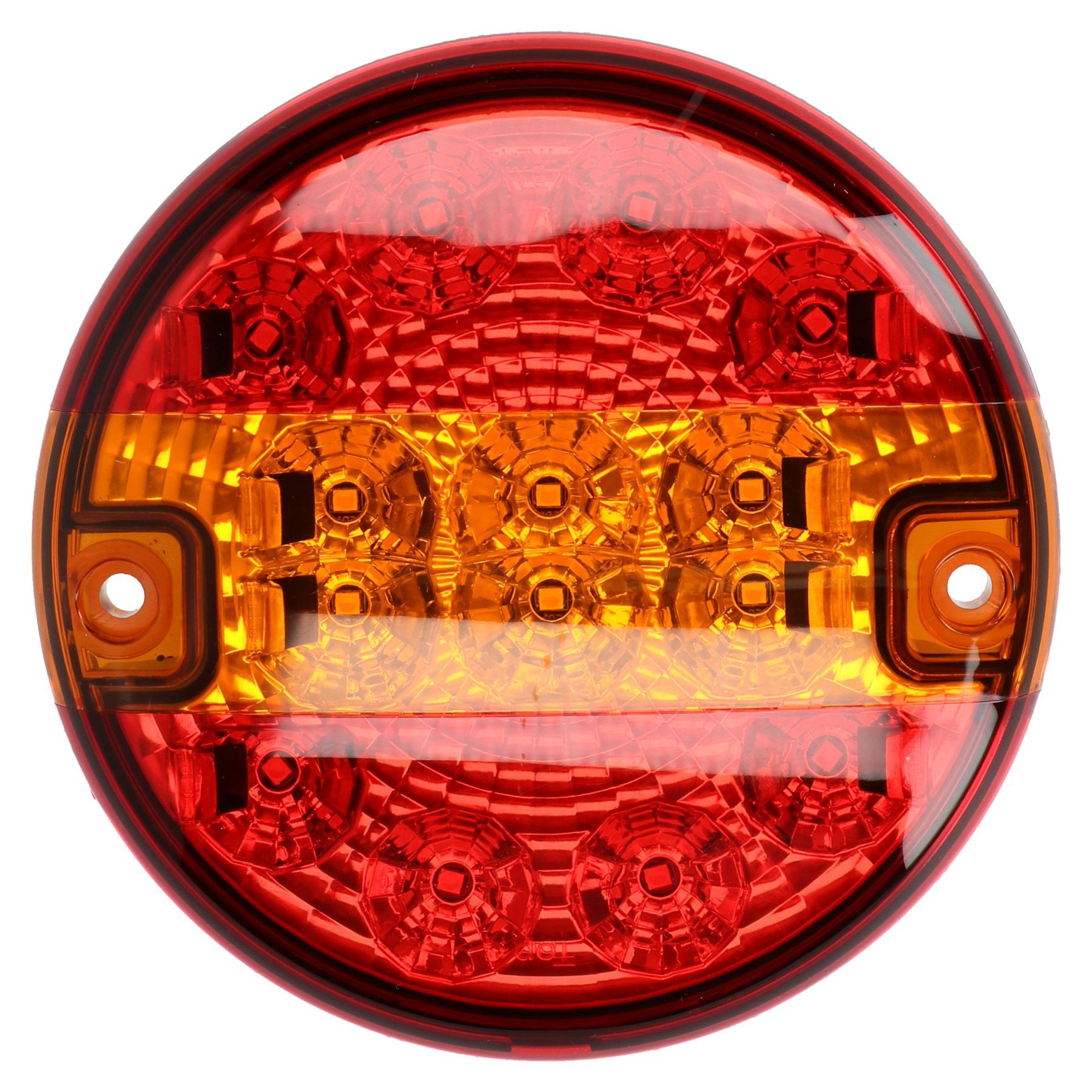 Round LED Truck Tail Light Lamp for Trailers Caravans 12v or 24v ...