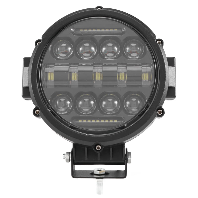 Round LED Work Light, 60W Flood Spot Combo Beam LED Light Daytime ...