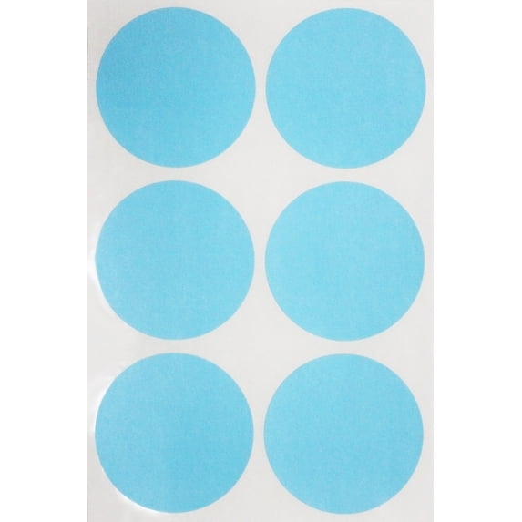 Round Label Stickers in Light Blue Moving Sticker Dots Great for ...