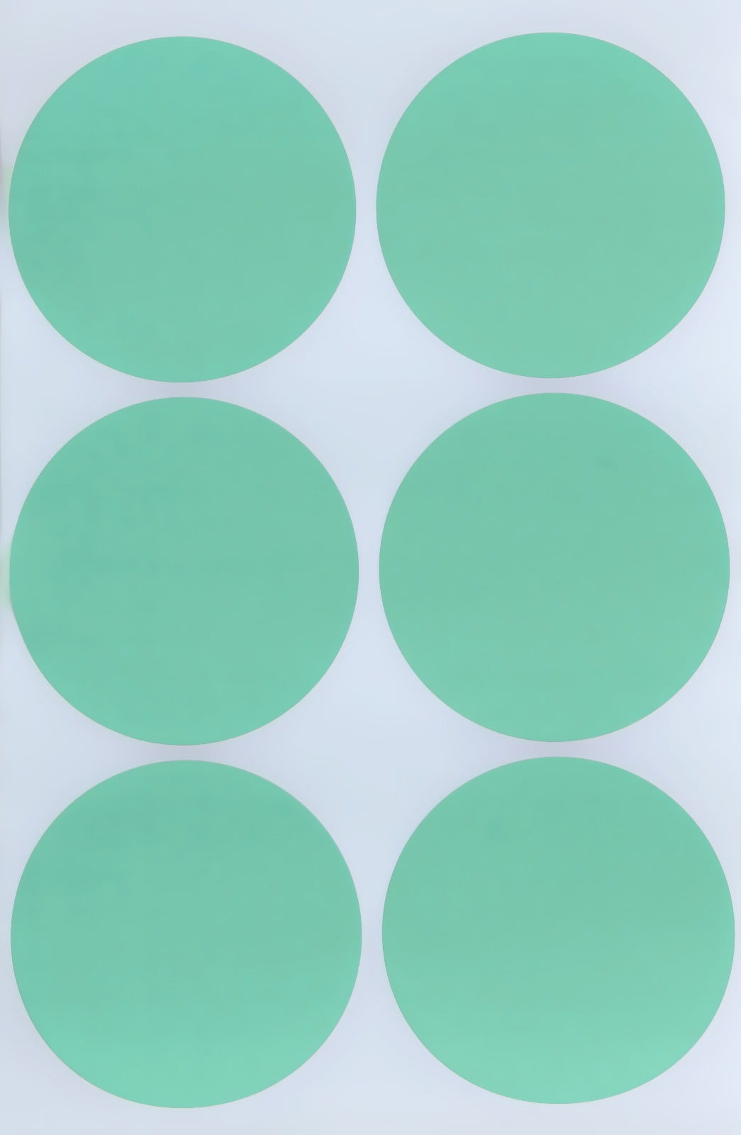 Round Label Stickers in Pastel Green 2 inch - 50mm Moving Labels for ...