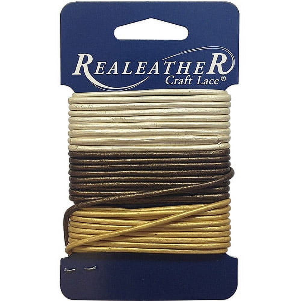 Round Lace 2Mmx3 Yards 3/Pkg, Gold/Silver/Bronze - Walmart.com