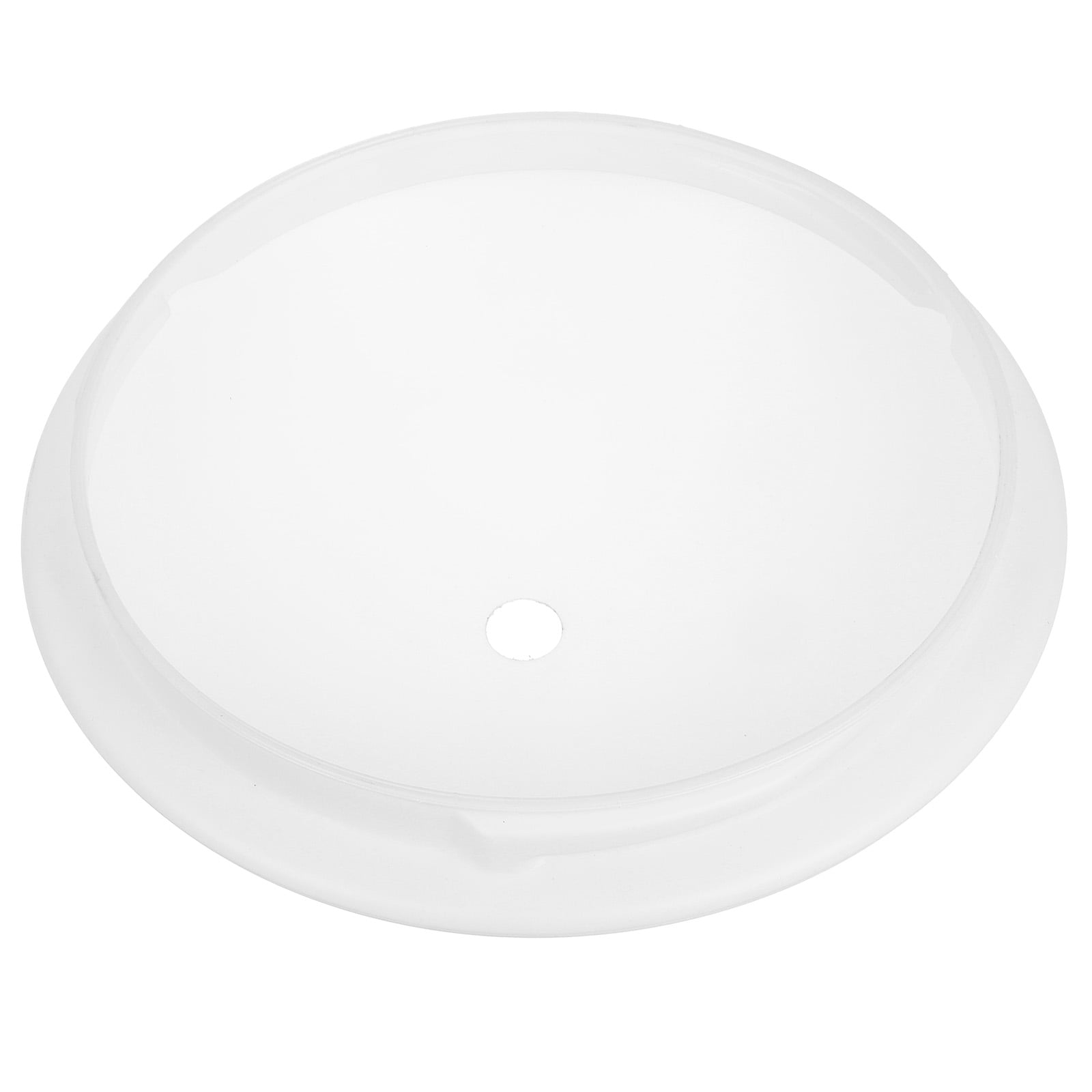Round Lampshade Cover Plastic Ceiling Light Cover With Hole Ceiling ...