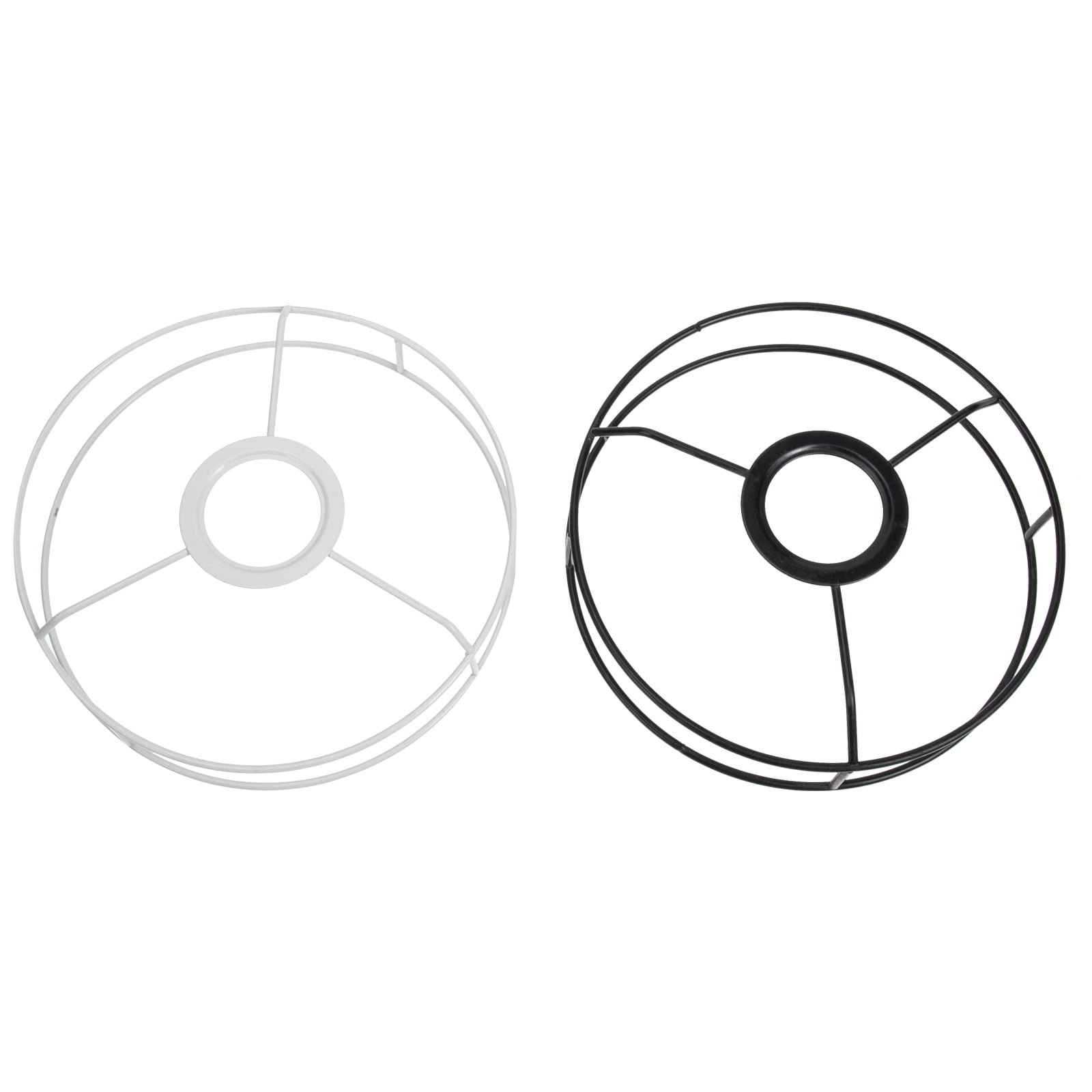 Round Lampshade Frame Holder Ring Square Shades for Table Metal Light ...