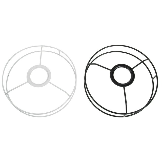Round Lampshade Frame Holder Ring Square Shades for Table Metal Light ...