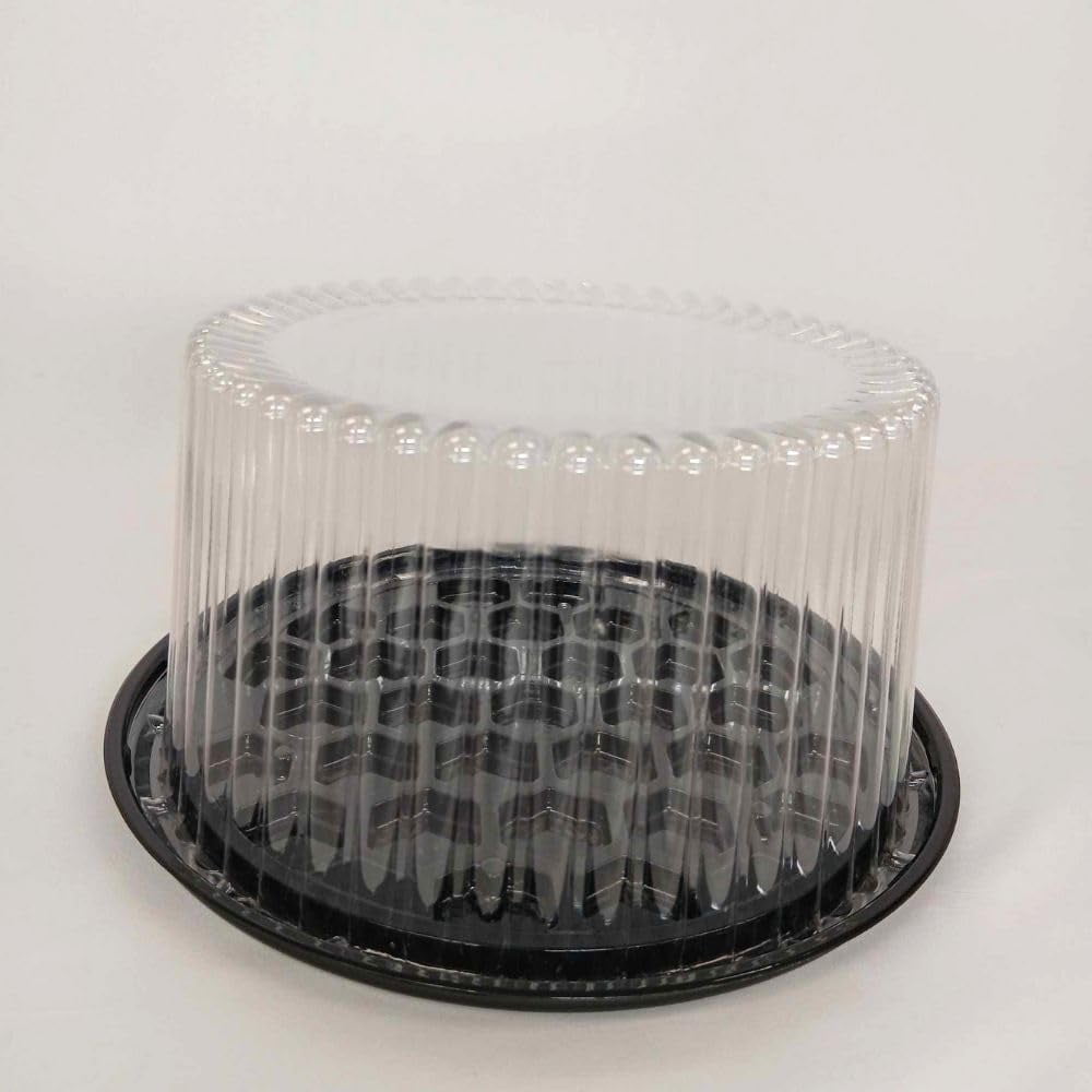 Round Layer Cake Display Containers with Clear Dome Lids, Made in , BPA ...