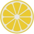 Round Lemon Slice Metal Tin Sign Retro Wall Decor Poster for Cafe Bar ...