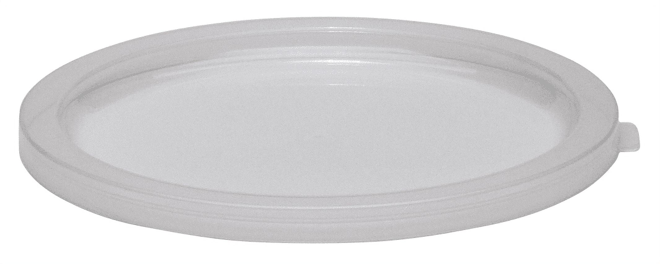 Round Lid for 12, 18 & 22 Quart Poly White - Walmart.com