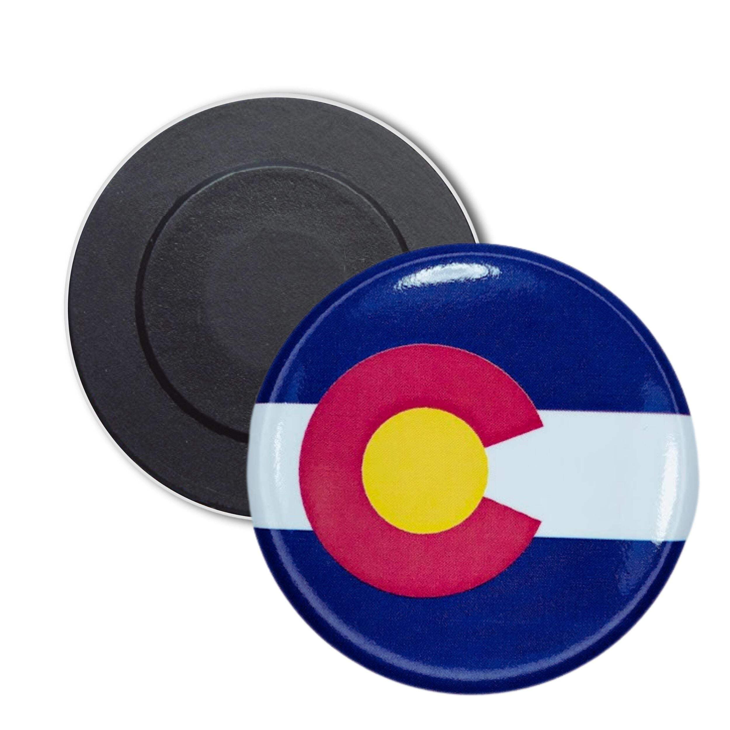 Round Magnet - State Flag Colorado - USA | 2-Inch State Flag Magnet ...