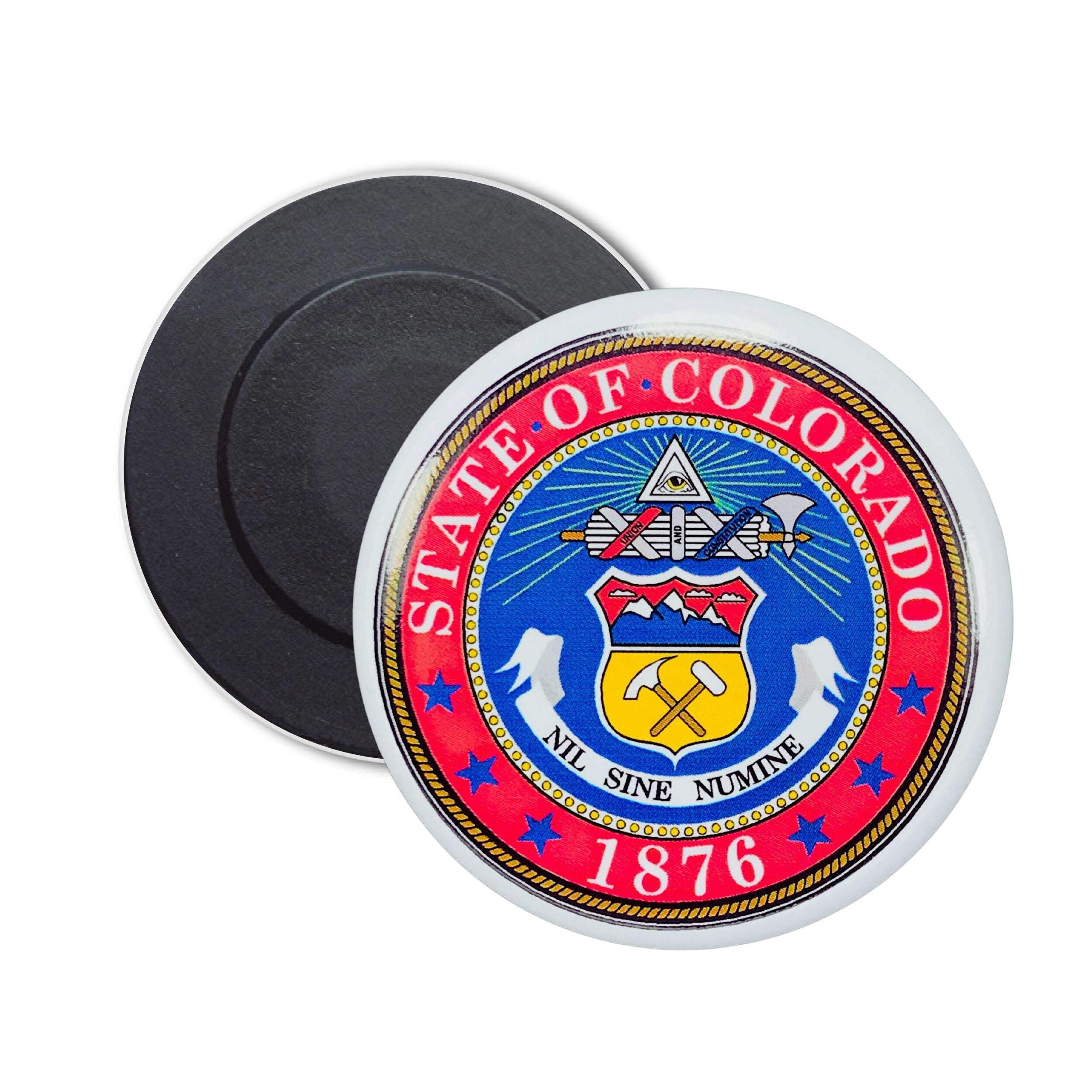 Round Magnet - State Seal Colorado - USA | State Seal Magnet | USA ...