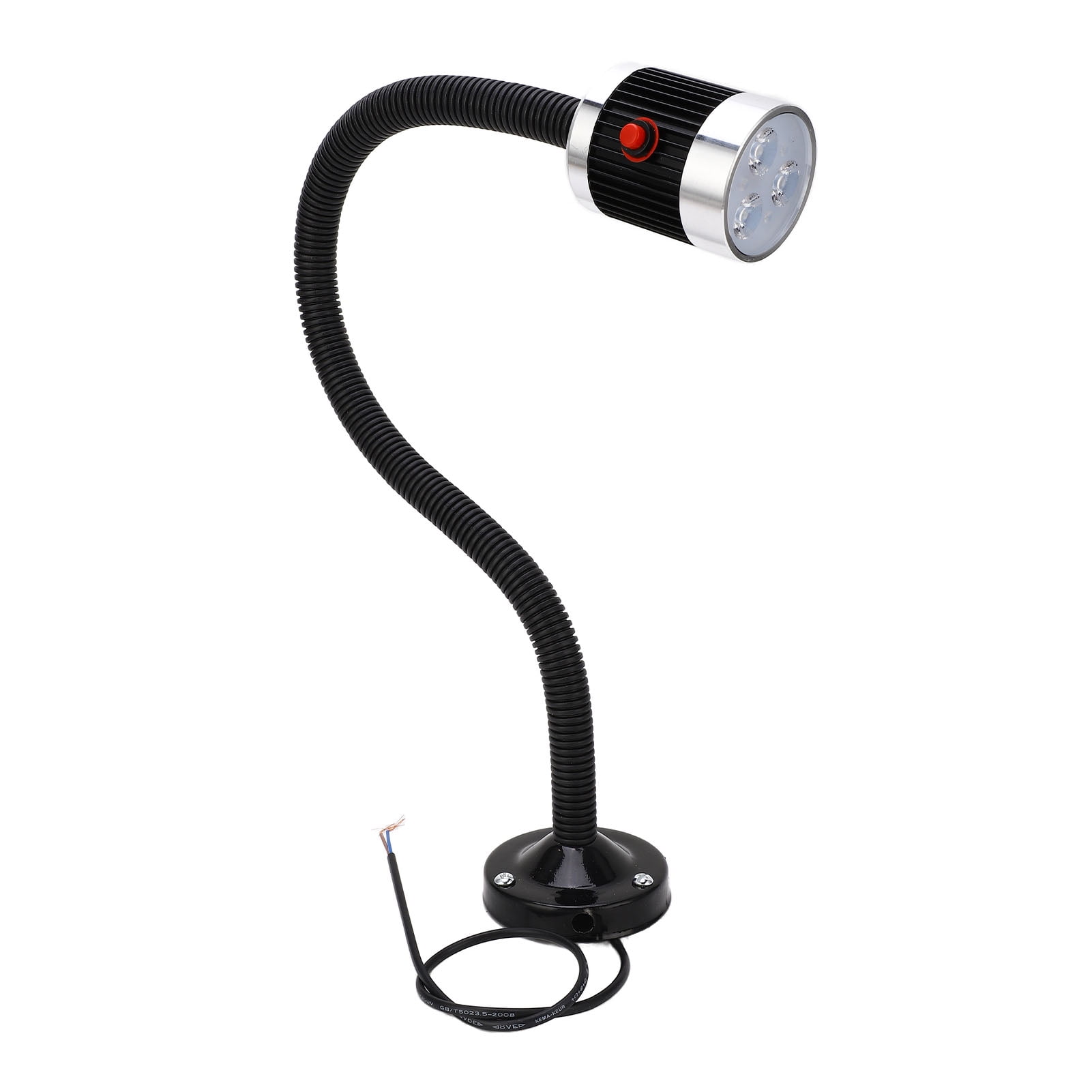 Round Magnetic Base Gooseneck Light Industrial LED CNC Machine Tool ...