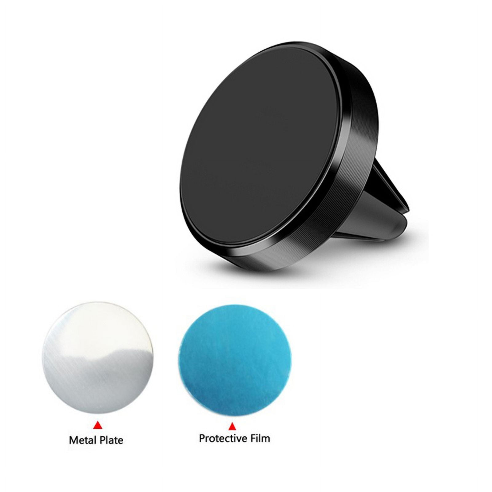 Round Magnetic Phone Holder in Car Stand Magnet Smartphone Bracket Car ...