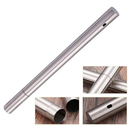 Round Metal BBQ Skewer Storage Tube, Stainless Steel Reusable Barbecue ...
