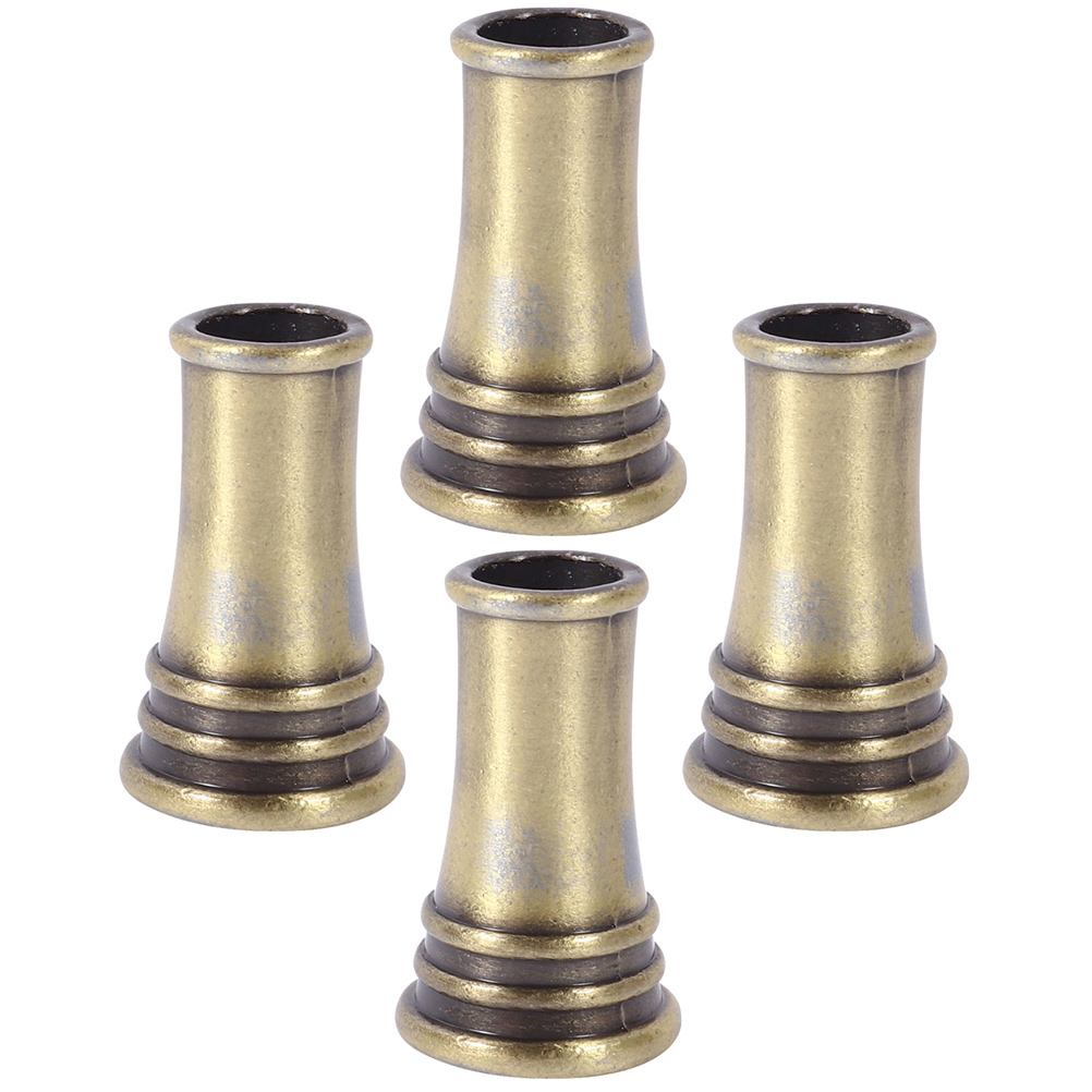 Round Metal Pen Holder 4 Pcs Desktop Stand Storage Rack Pencil Quill ...