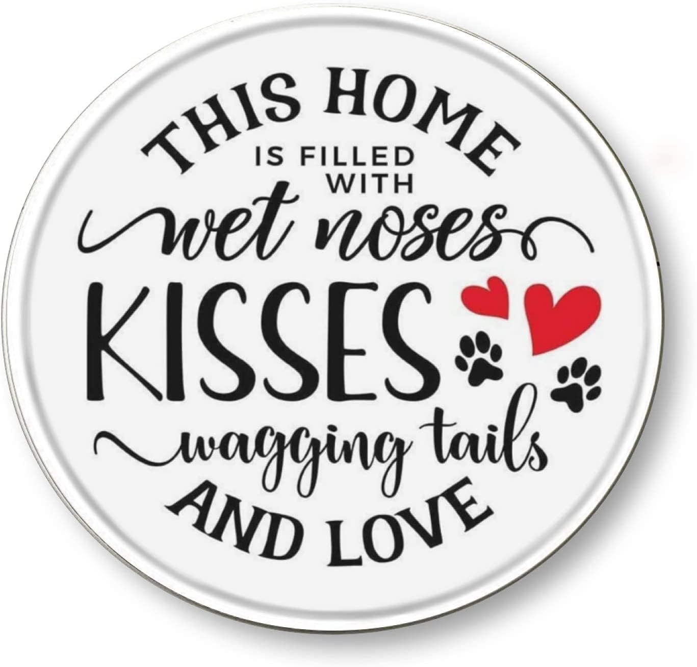 Round Metal Poster Signs Round Tin Sign This Home Is Filled With Wet ...