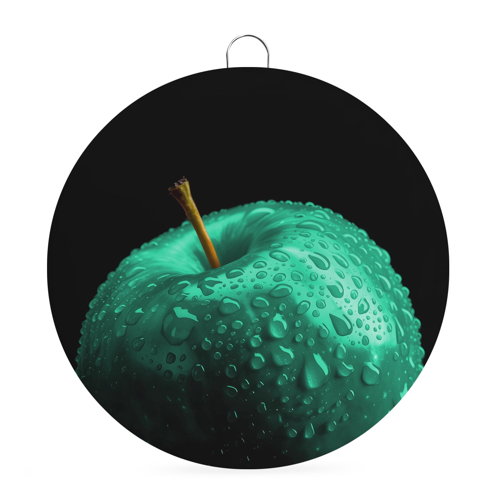Round Metal Signs for Outside Turquoise Fruit Tin Signs Stainless Steel ...