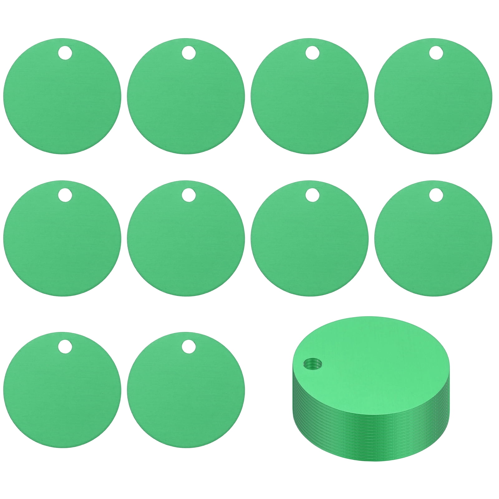 Uxcell Metal Round Stamping Blanks Tags for Engraving and Crafting ...