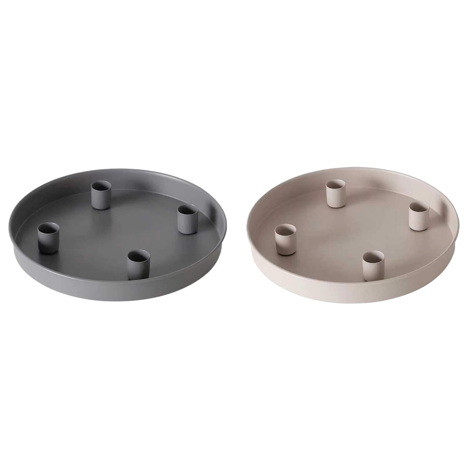 Round Metal Taper Candle Microwave Crisper Toaster Oven Cookware ...