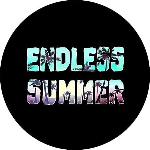 Round Metal Tin Sign Rustic Wall Decor Endless Summer (Sunrise) Wall ...