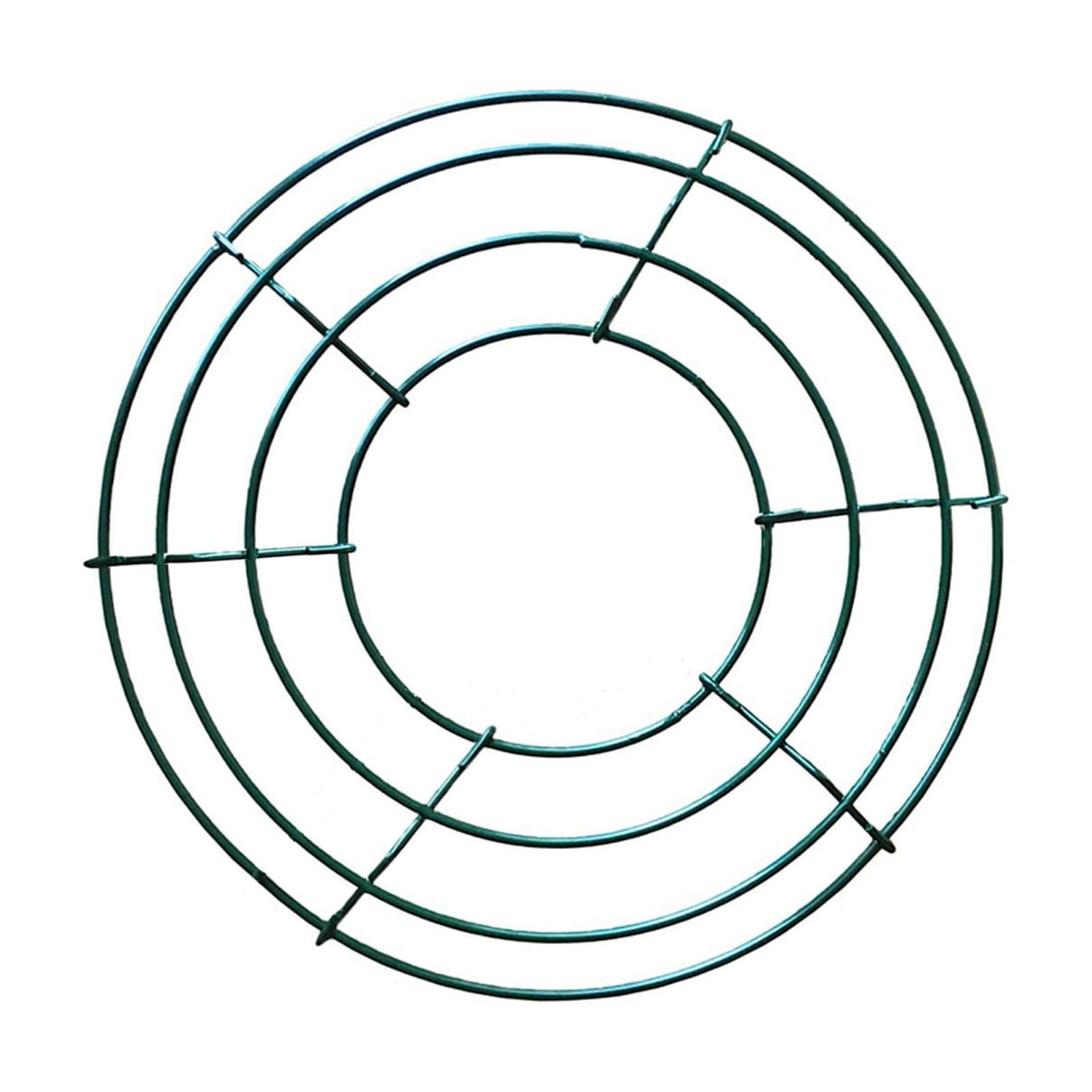 Round Metal Wreath 10 In Heart-Shaped Wire Frame Wedding Valentine's ...