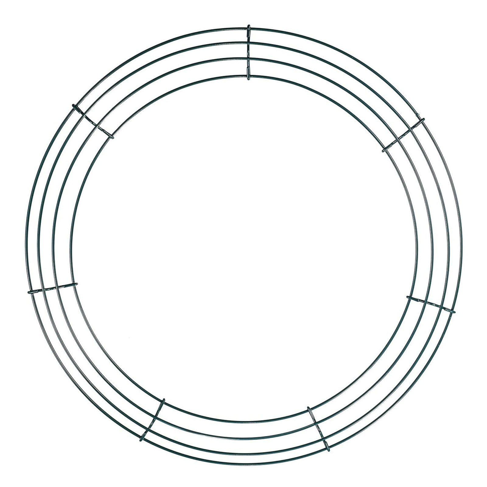 Round Metal Wreath 14 In Heart-Shaped Wire Frame Wedding Valentine's ...