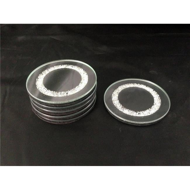 Round Mirror Coasters, Set of 6 - Walmart.com