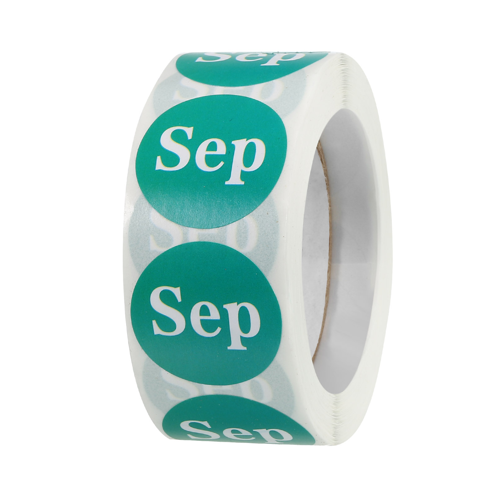 Round Month Labels 1 Inch 1 Roll DIY Color Coding Circle Stickers Lake ...