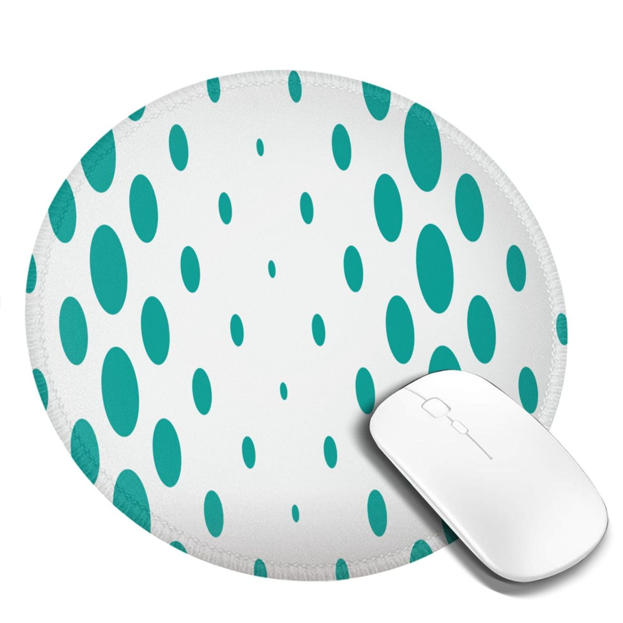 Round Mouse Pad Seamless floral pattern background Non-Slip Rubber(8 ...