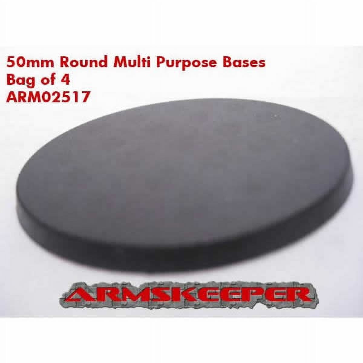 Round Multi Purpose 50mm Miniature Bases Pack of 4 ArmsKeeper - Walmart.com