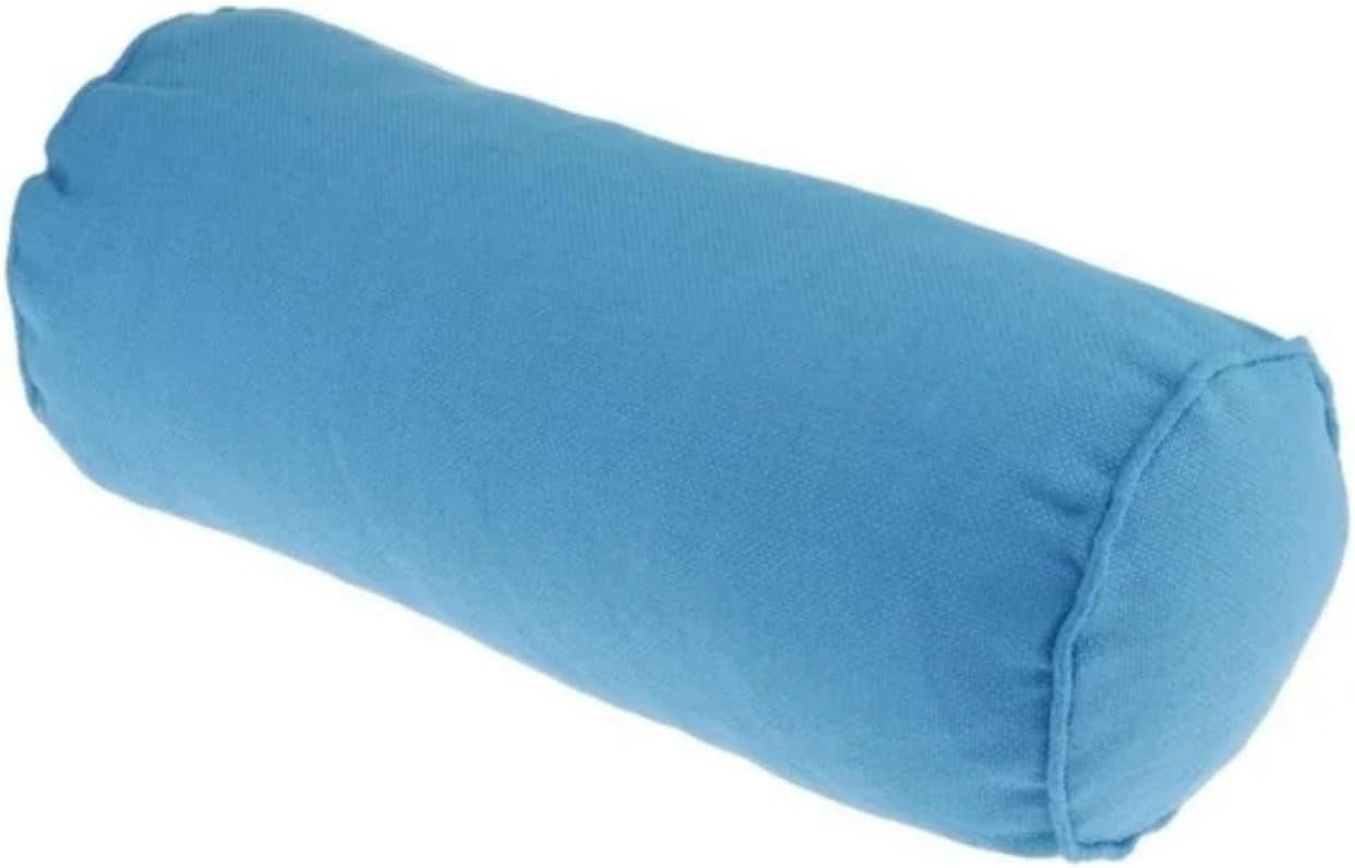 Round Neck Pillow Roll Linen Bolster Pillow Long Lumbar Pillow Arm ...