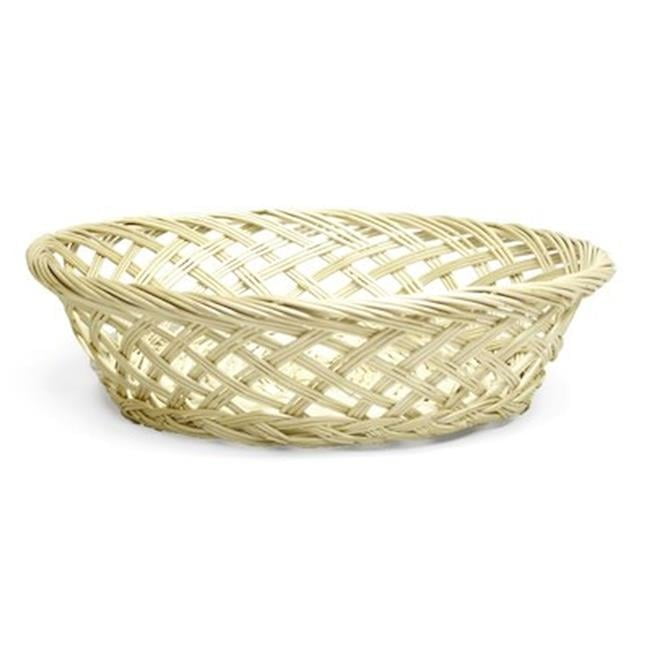 Round Open Weave Willow Basket - Walmart.com