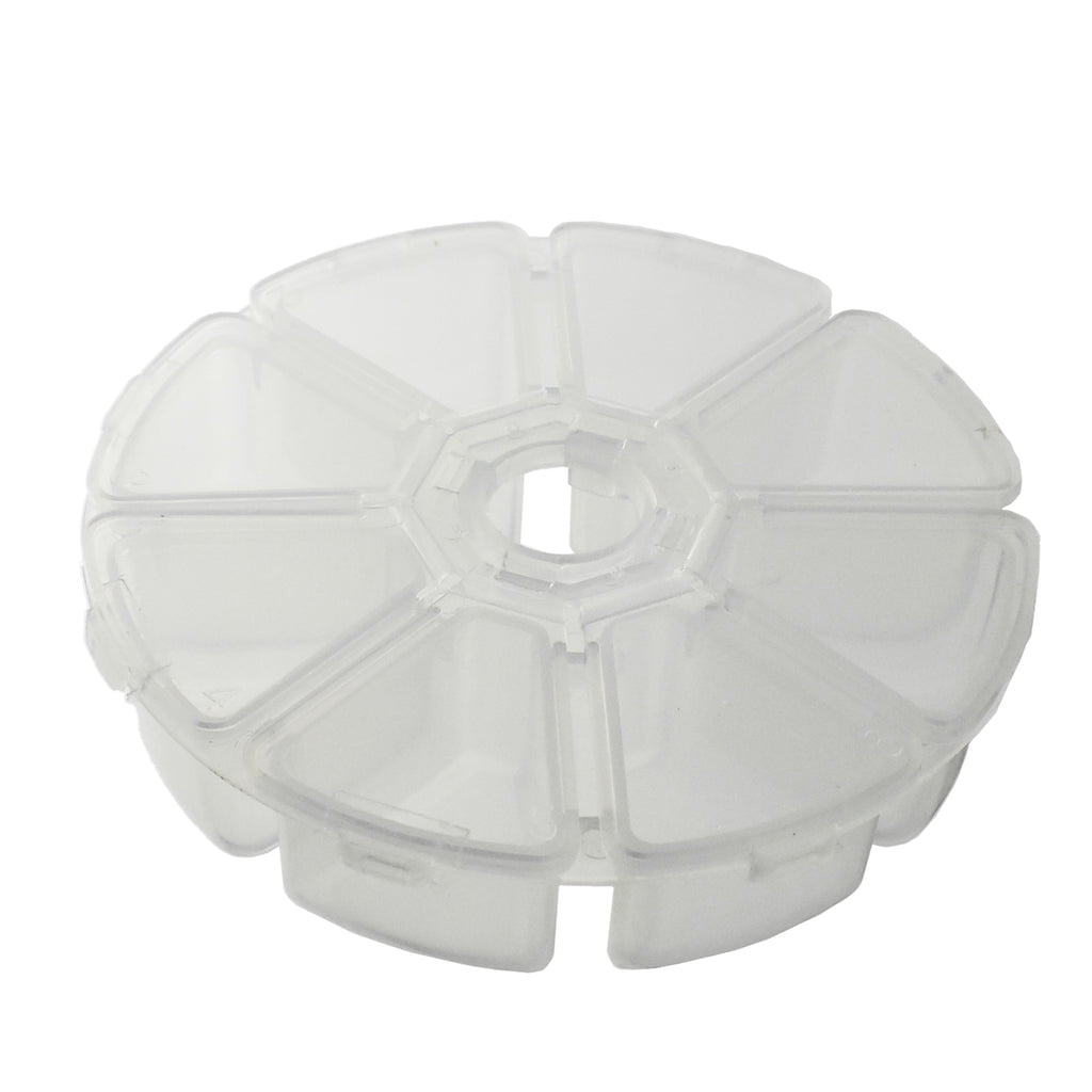 Round Organizer Box, 8-Slot, 4-Inch - Walmart.com