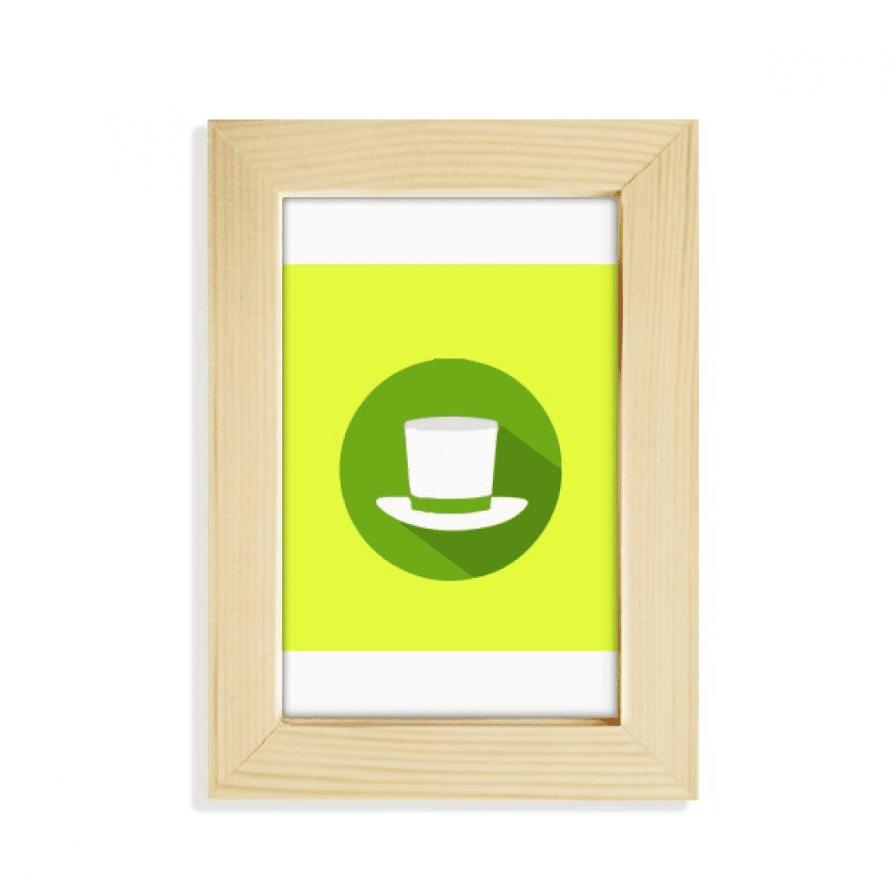 Round Outline Green Hat Icon Desktop Display Photo Frame Picture Art ...