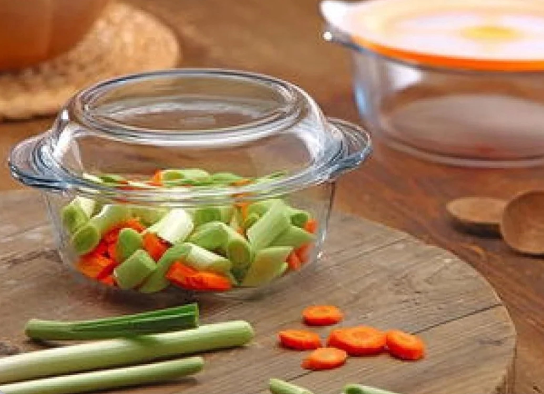 Round Ovenware with Lid, Deep Style, 8" Wide - Walmart.com